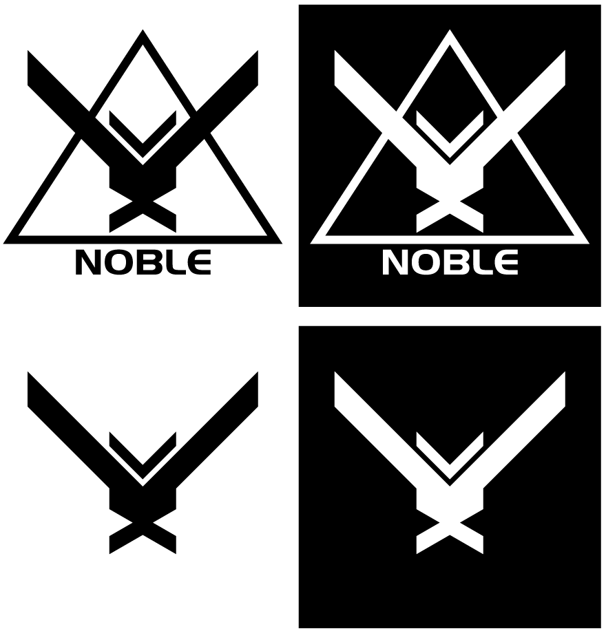 Noble Team Logo Custom Vinyl Noble Team Logo : Halo